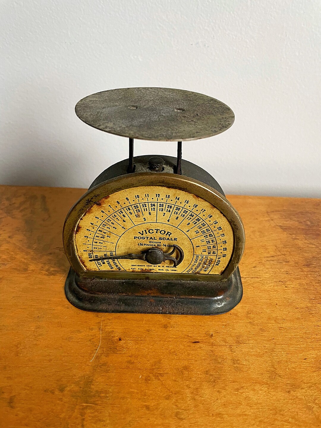 Antique Victor Postal Scale Circa 1898 Victorian Postal Scale - Etsy