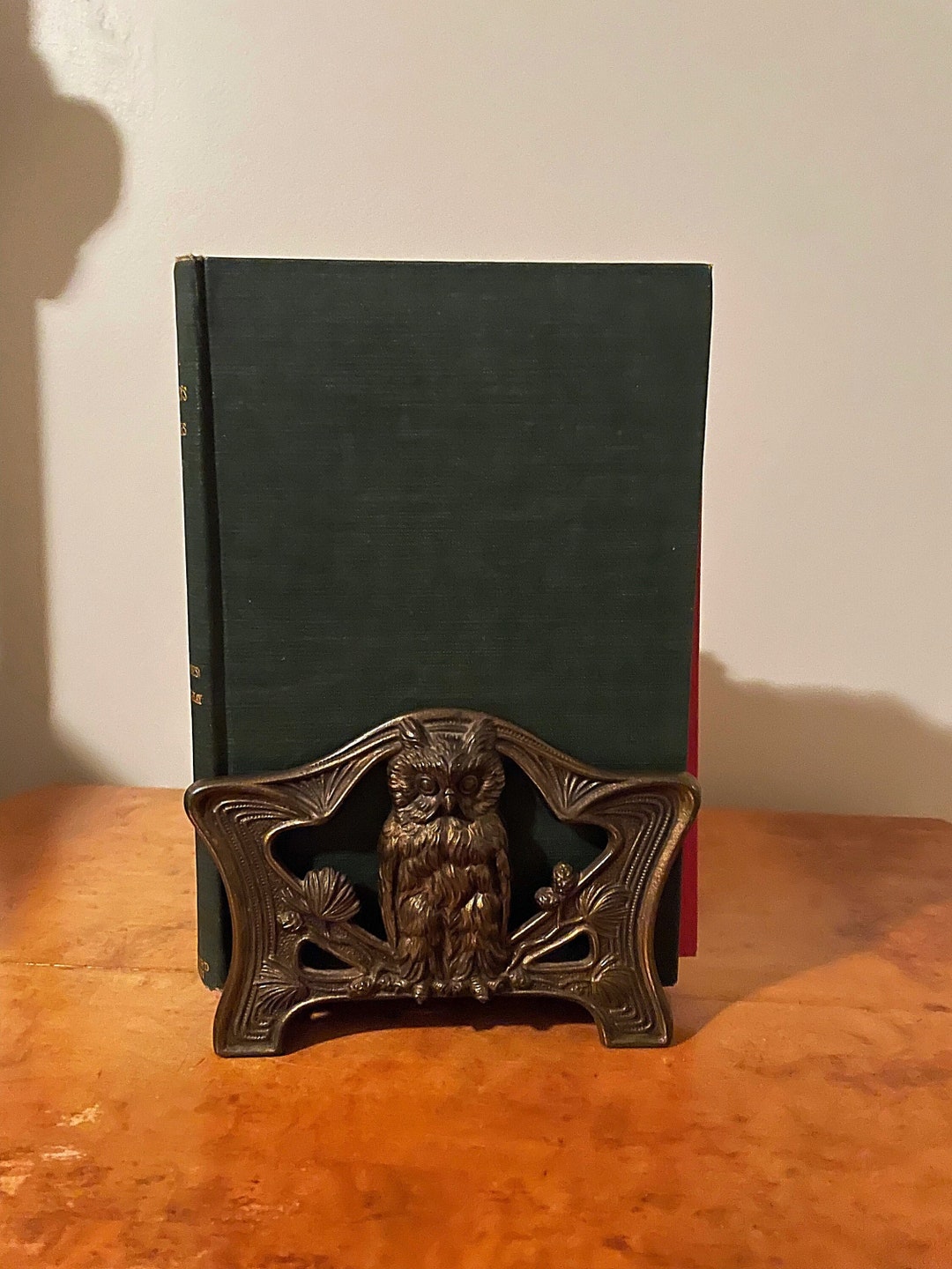 Antique Owl Bookends Judd MFG Co Art Nouveau Brass Expandable Owl Book ...