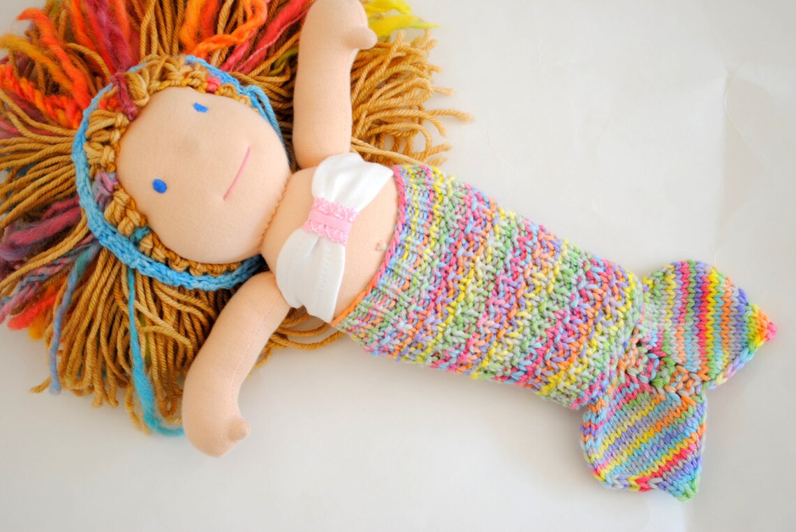 PDF PATTERN Darling Little Mermaid Tail - Etsy