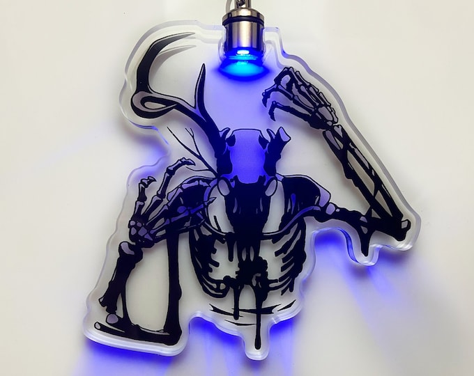 LIMITED LED Keychain - TPOF - Lich - Etsy