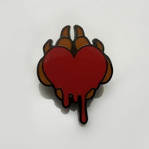 Hard Enamel Pin Ren Heart - Etsy