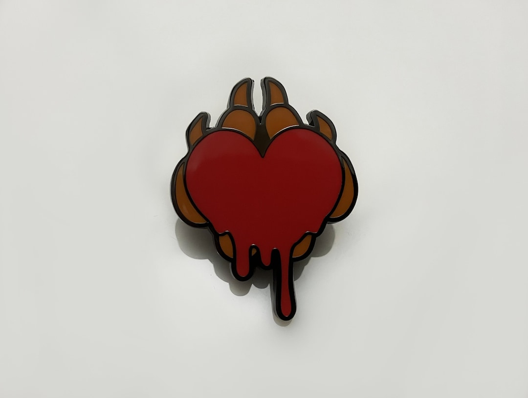 Hard Enamel Pin - Ren Heart - Etsy