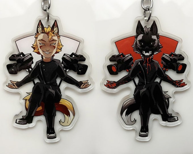 Keychain - TPOF - Fox - Etsy
