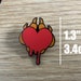 Hard Enamel Pin - Ren Heart - Etsy