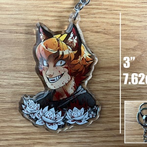 Keychain - 3D Blood Splatter - BTD - Ren - Etsy