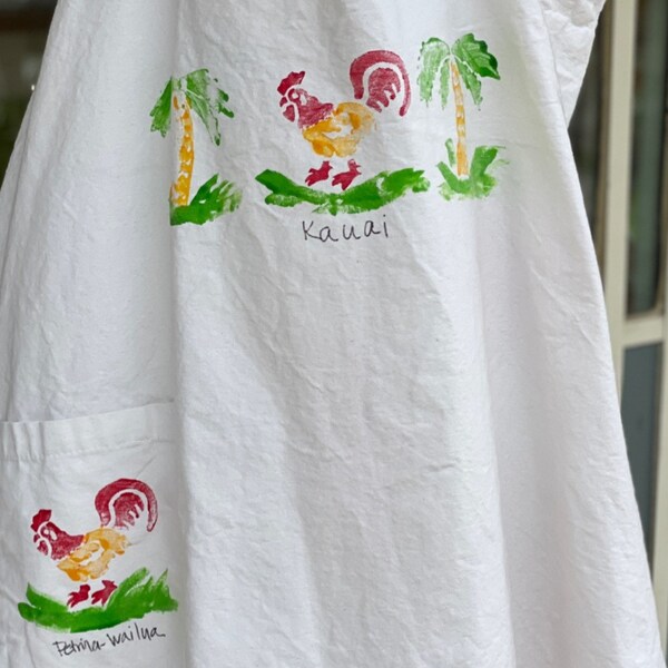 Hand Painted Apron - Etsy