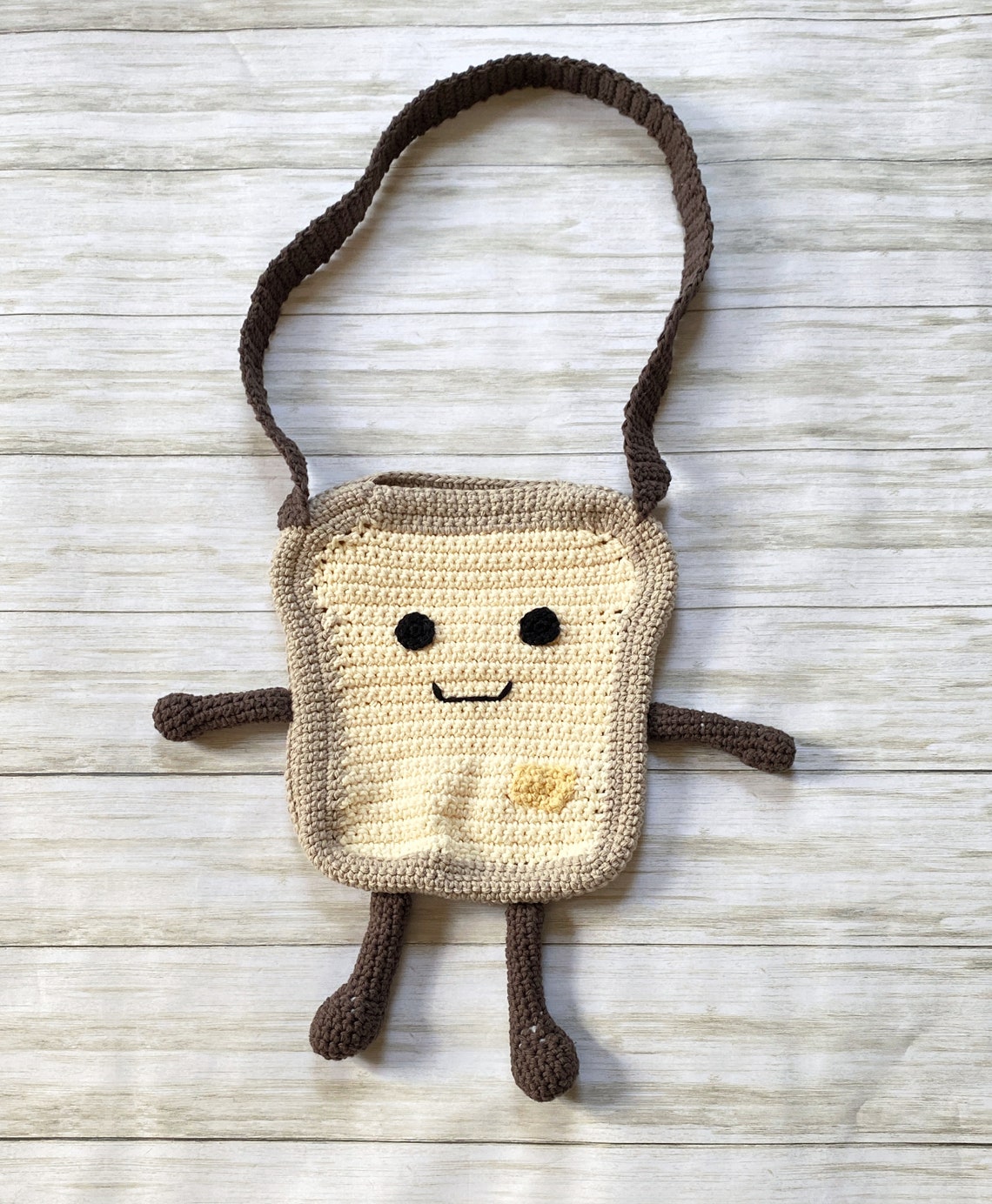 Crochet Bread Purse, Bread Bag, Sling Bag, Bread Cross Body Purse - Etsy