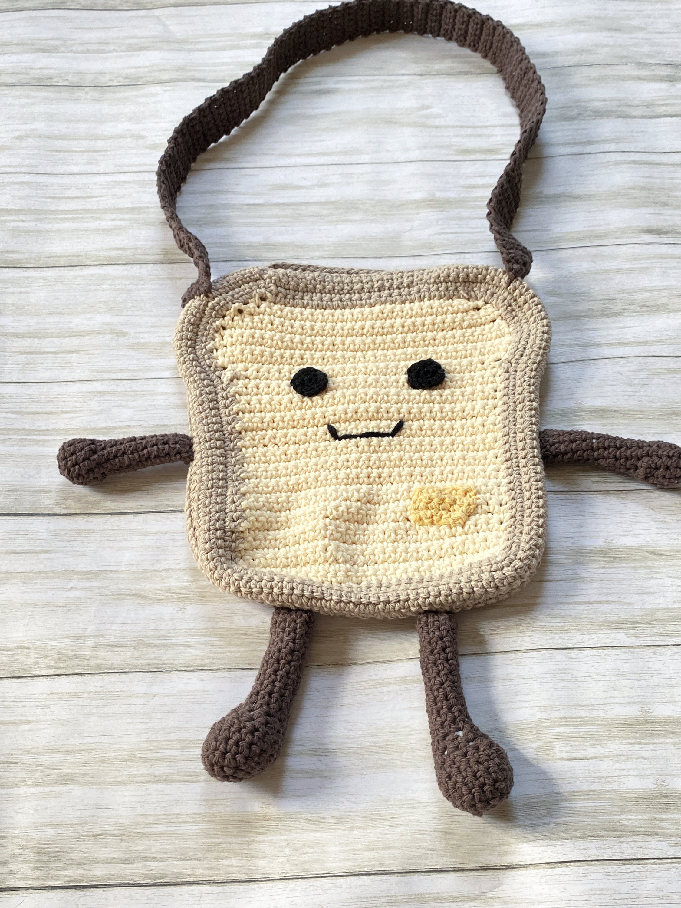 Crochet Bread Purse, Bread Bag, Sling Bag, Bread Cross Body Purse - Etsy