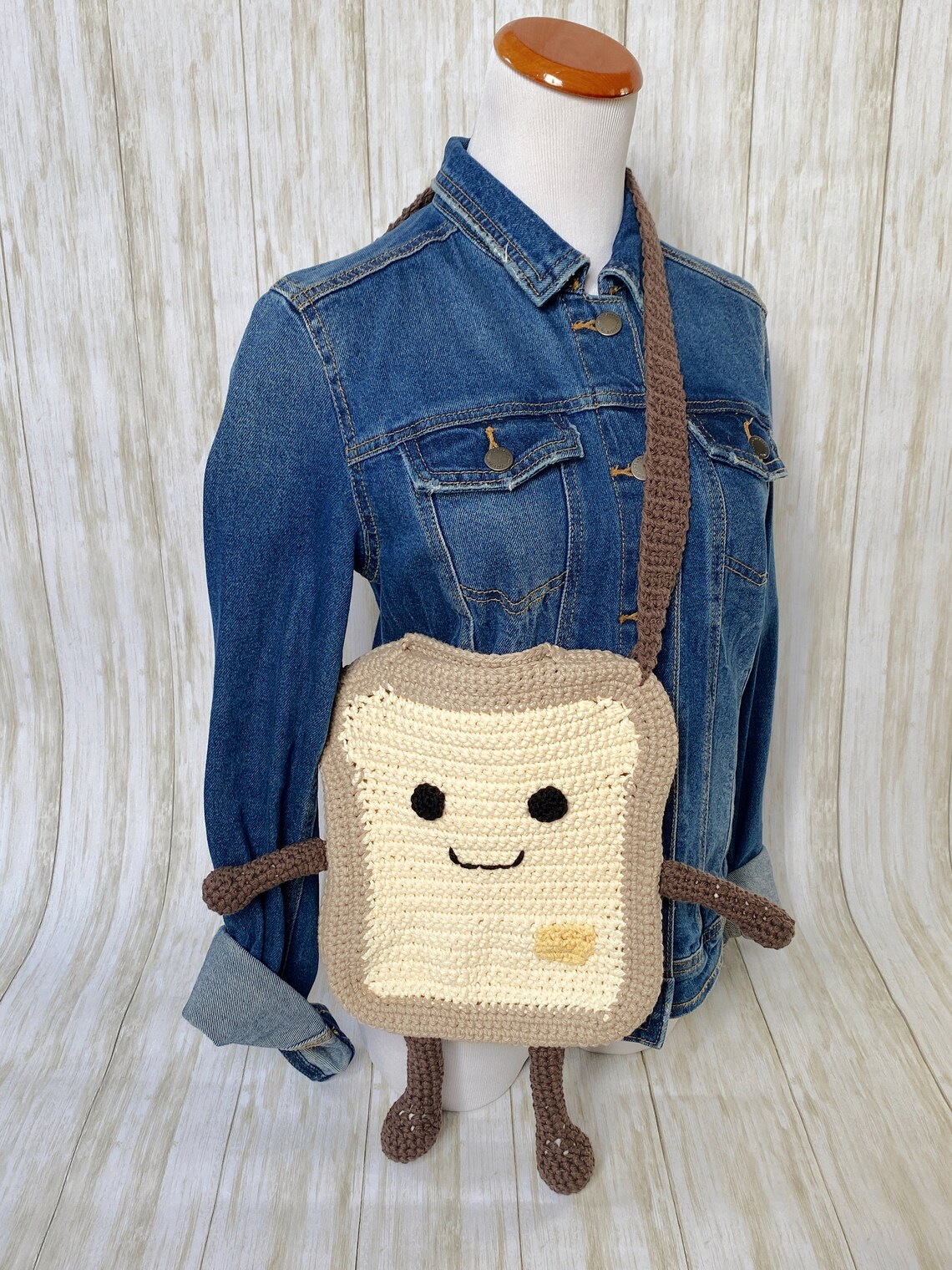 Crochet Bread Purse, Bread Bag, Sling Bag, Bread Cross Body Purse - Etsy