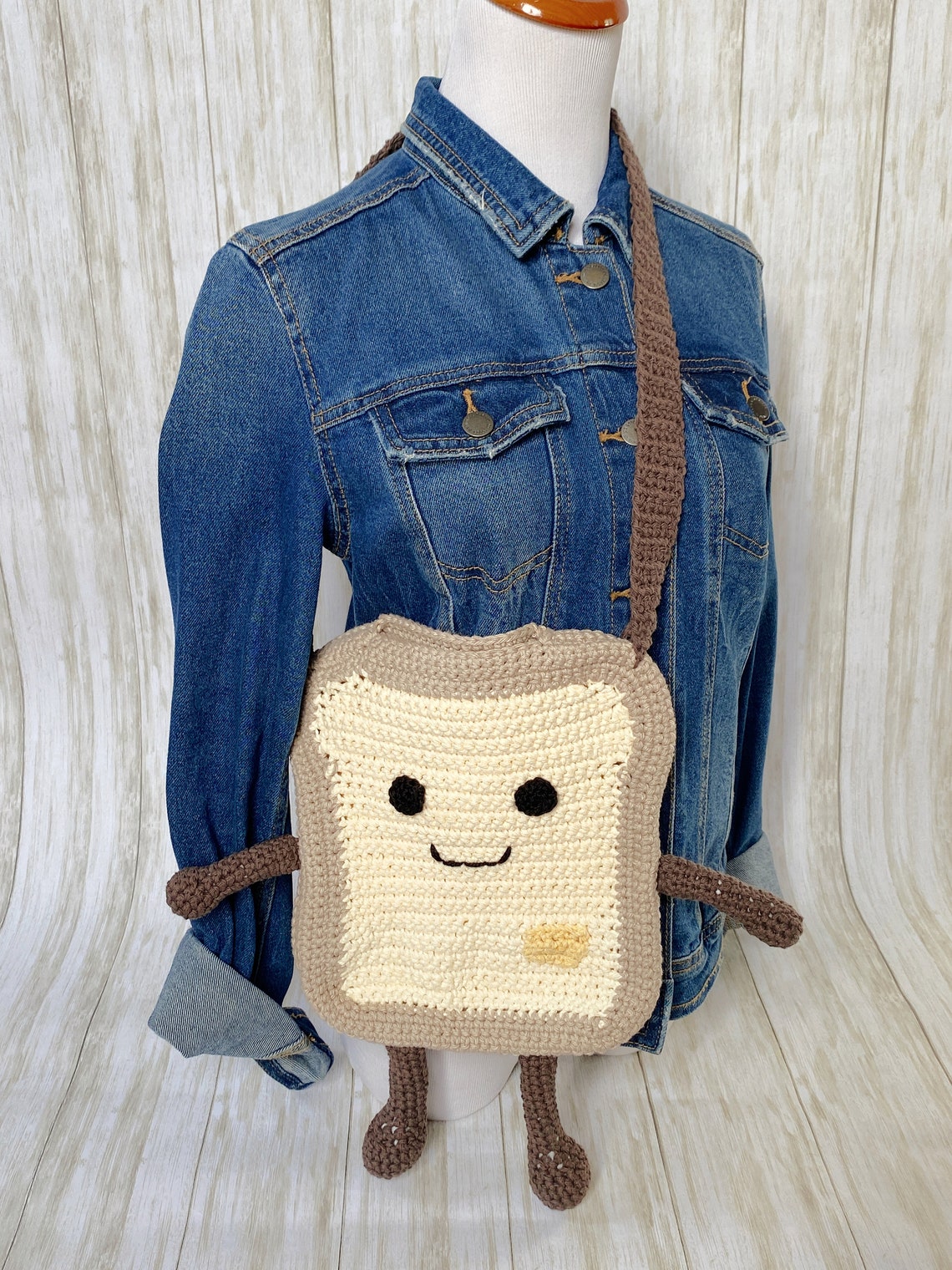 Crochet Bread Purse, Bread Bag, Sling Bag, Bread Cross Body Purse - Etsy