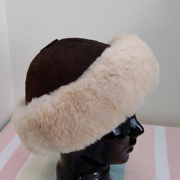 Shearling Hat - Etsy