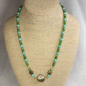 Light Green Agate and Gold Hematite Bracelet - Etsy