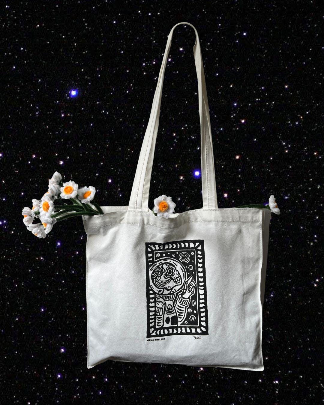 Collapsing Star Stuff Canvas Tote - Etsy