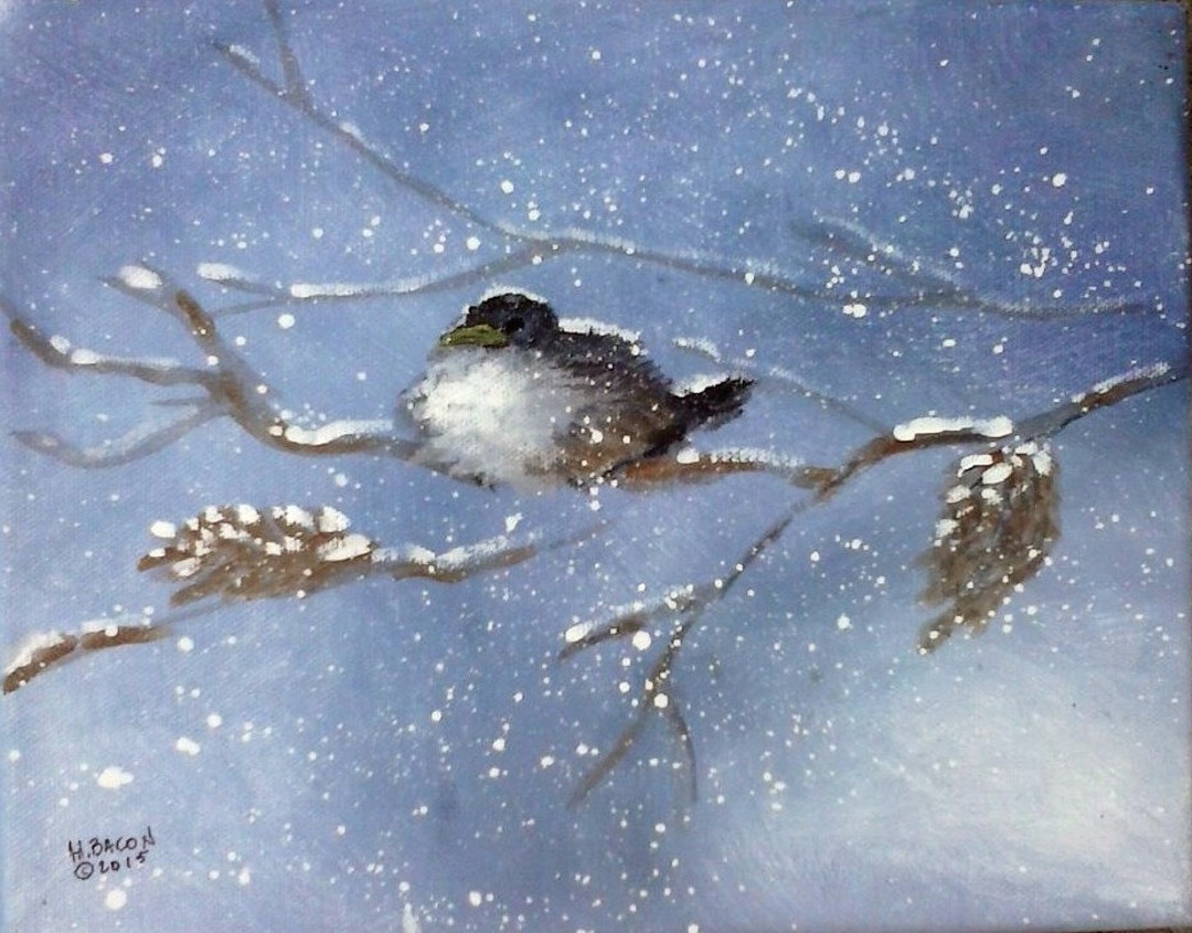 Snowbird Art Print - Etsy