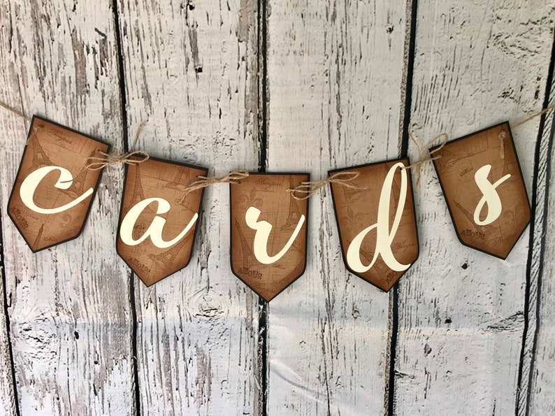 Cards Banner-cards Garland-cards Sign-cards | Etsy