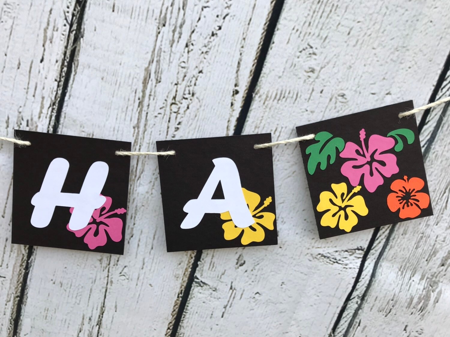 ALOHA Banner: Tropical Hawaiian Luau Party Decoration - Etsy
