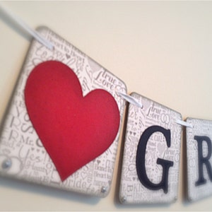 GRACIAS " Sign/banner - Wedding Sign - Chipboard 5" X 5" - Gray and ...