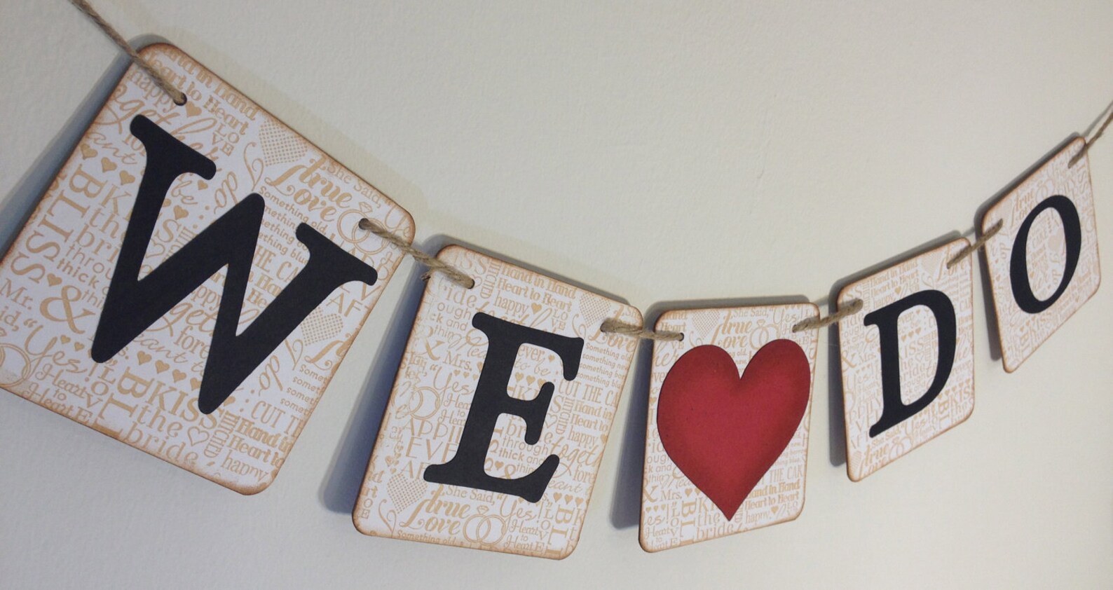 WE DO Sign 5 X 5 Inches Wedding - Etsy