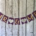 MR & MR Banner-mr and MR Banner-wedding Banner-wedding - Etsy
