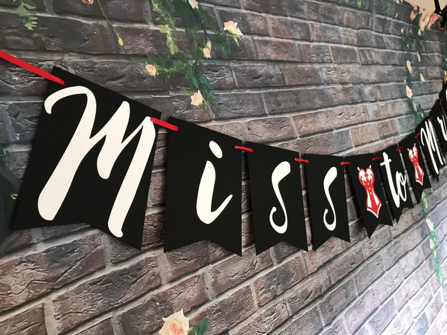 MISS TO Mrs" Bridal Shower Banner-bachelorette Banner-bridal to Be ...