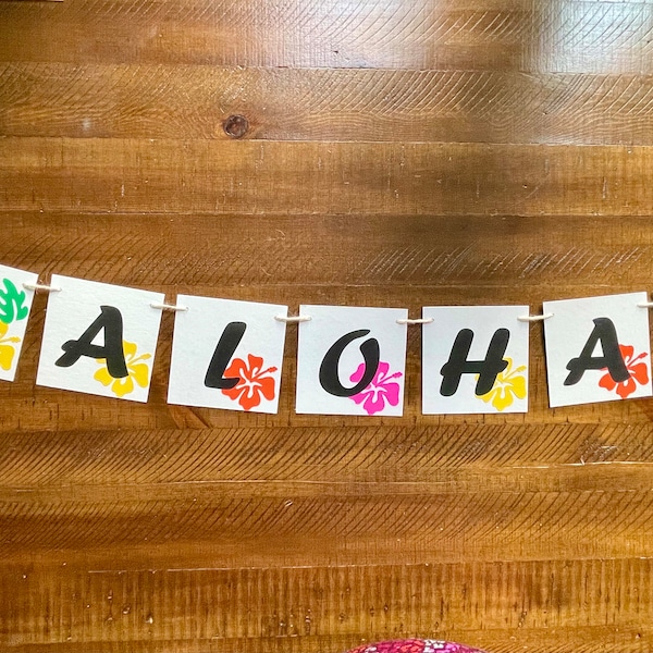 Hawaiian Banner - Etsy