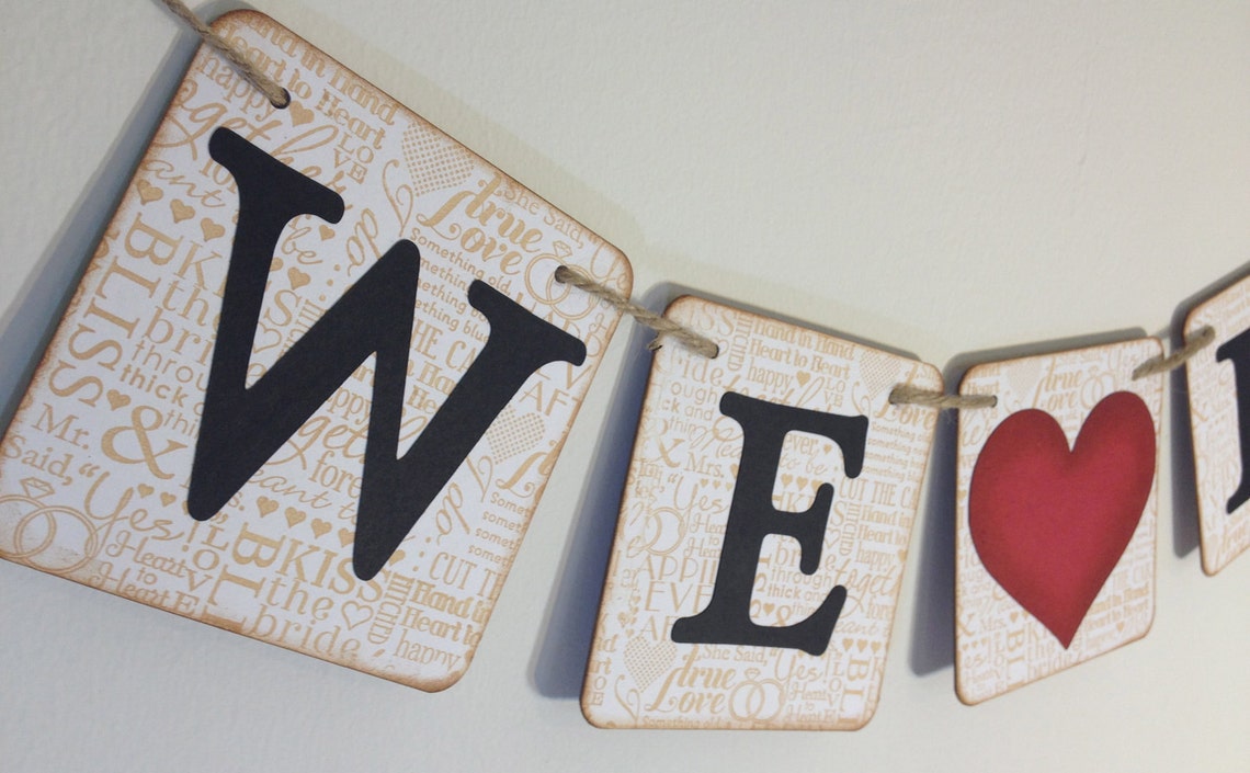 WE DO Sign 5 X 5 Inches Wedding - Etsy