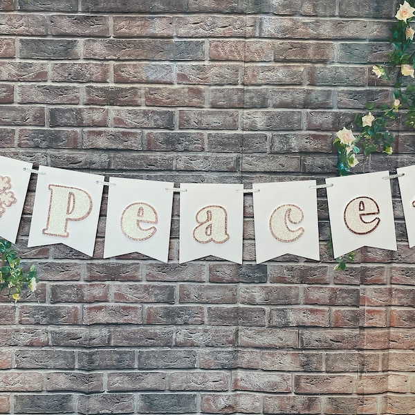 Peace Banner - Etsy