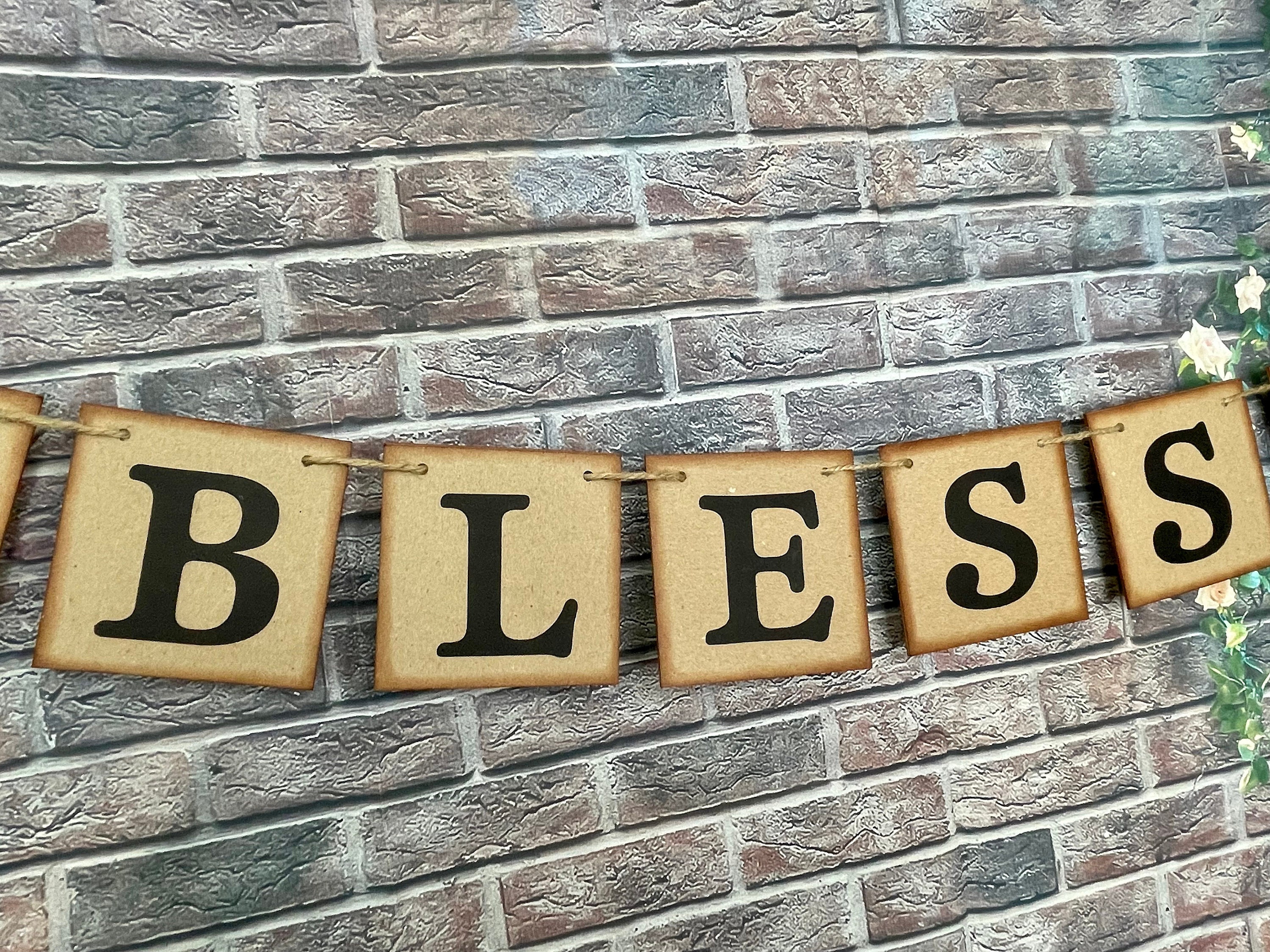 BLESSED Banner-Blessed Banner-Blessed Garland-Blessed - Etsy Italia