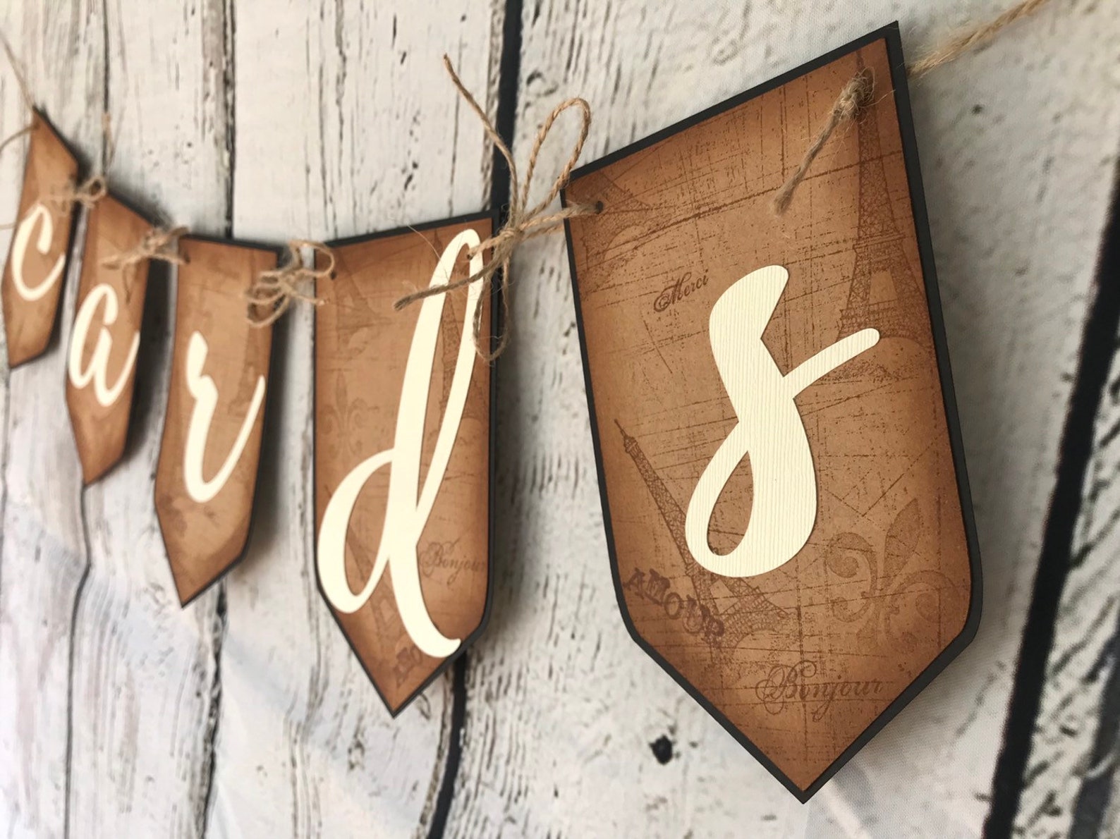 Cards Banner-cards Garland-cards Sign-cards | Etsy