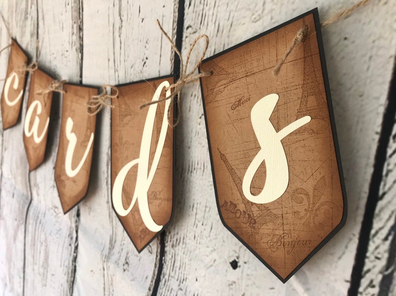 Cards Banner-cards Garland-cards Sign-cards | Etsy