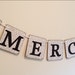 Merci Wedding Garland Sign Banner France Sign Thank You in France Grey ...