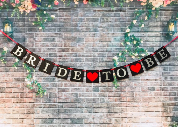 BRIDE TO Be Bridal Shower Banner Bride Shower | Etsy