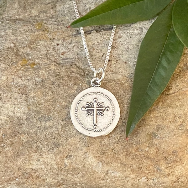 Cross Medallion - Etsy
