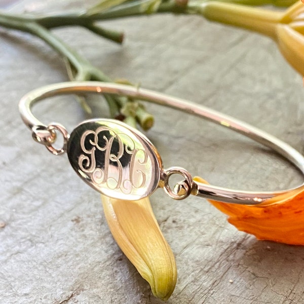 Monogrammed Bracelet - Etsy
