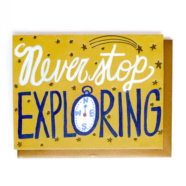 Never Stop Exploring - Etsy