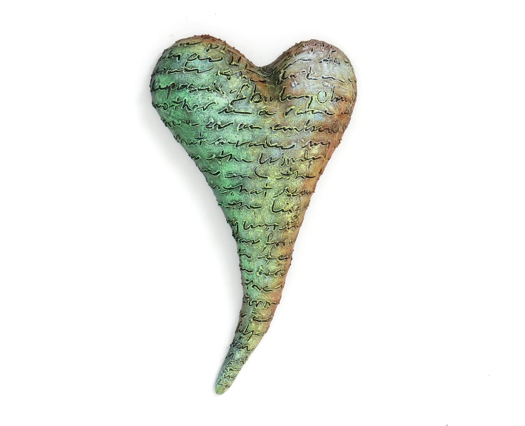 Title: "love Letter" Heart, Ceramic Wall Art, Jacquline Hurlbert, One ...
