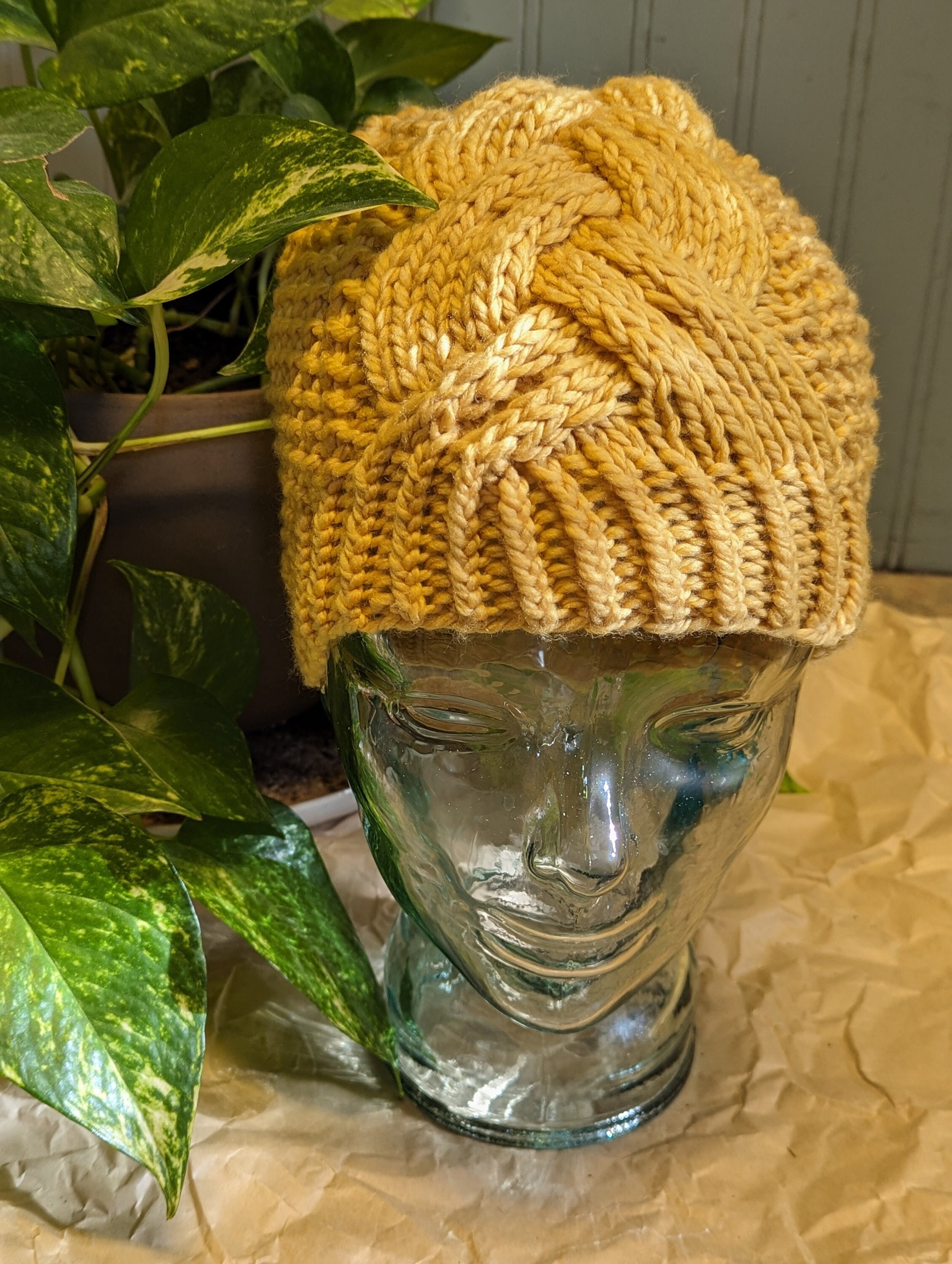 Hand Knitted Cable Hats - Etsy