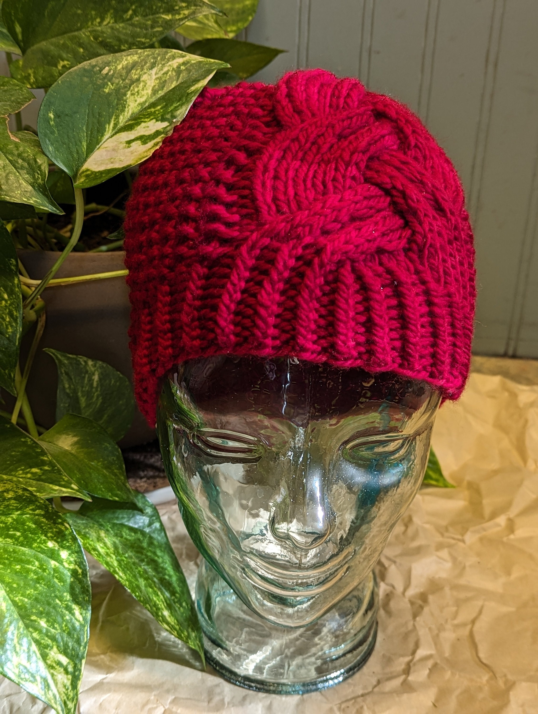 Hand Knitted Cable Hats - Etsy