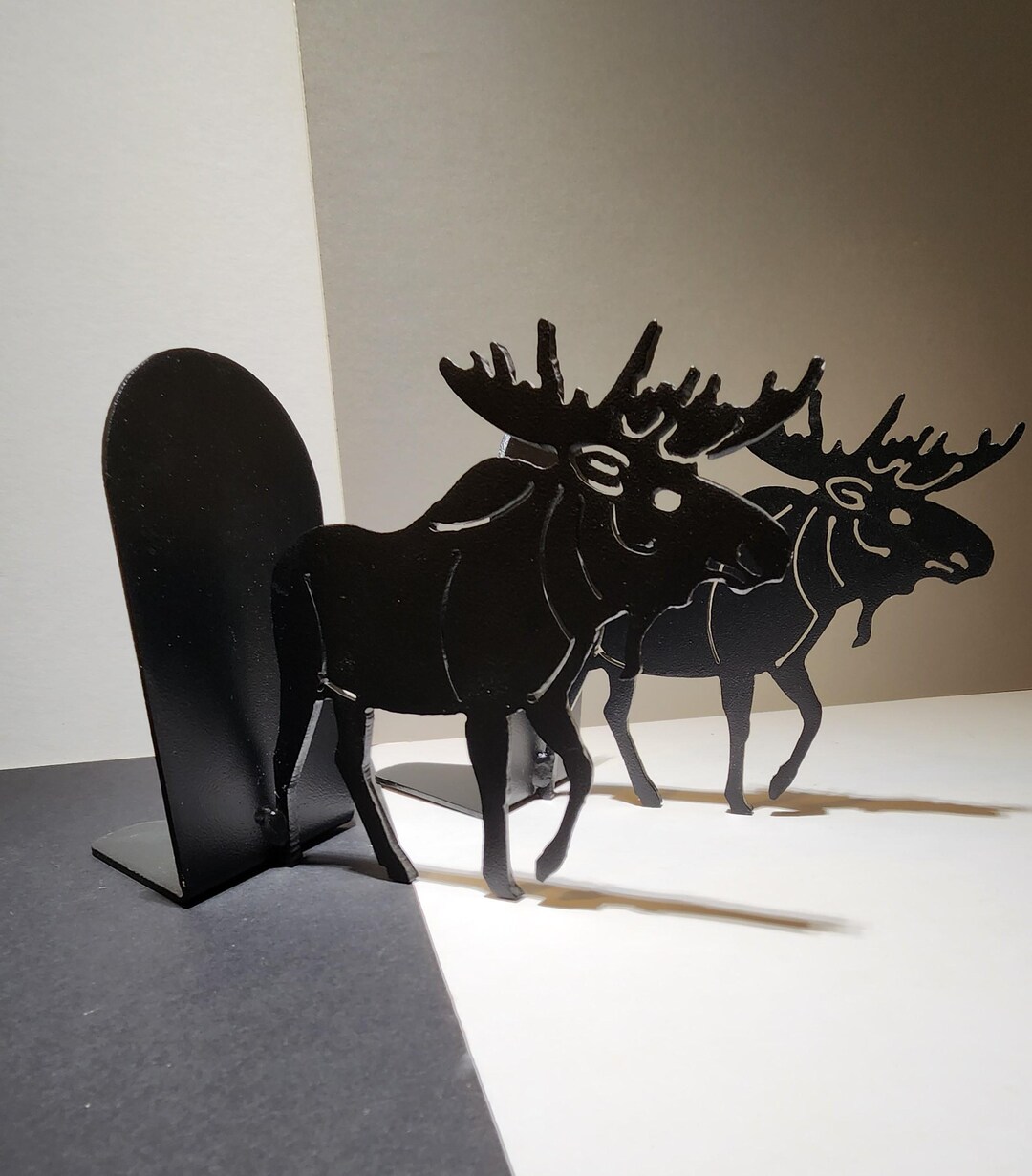 Metal Moose Bookends - Etsy