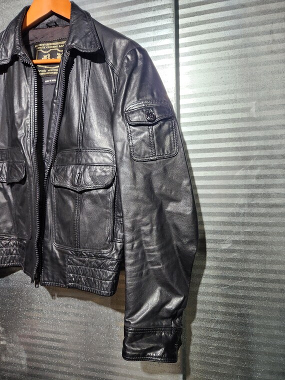 early 90s B & B small leather jacket - Gem