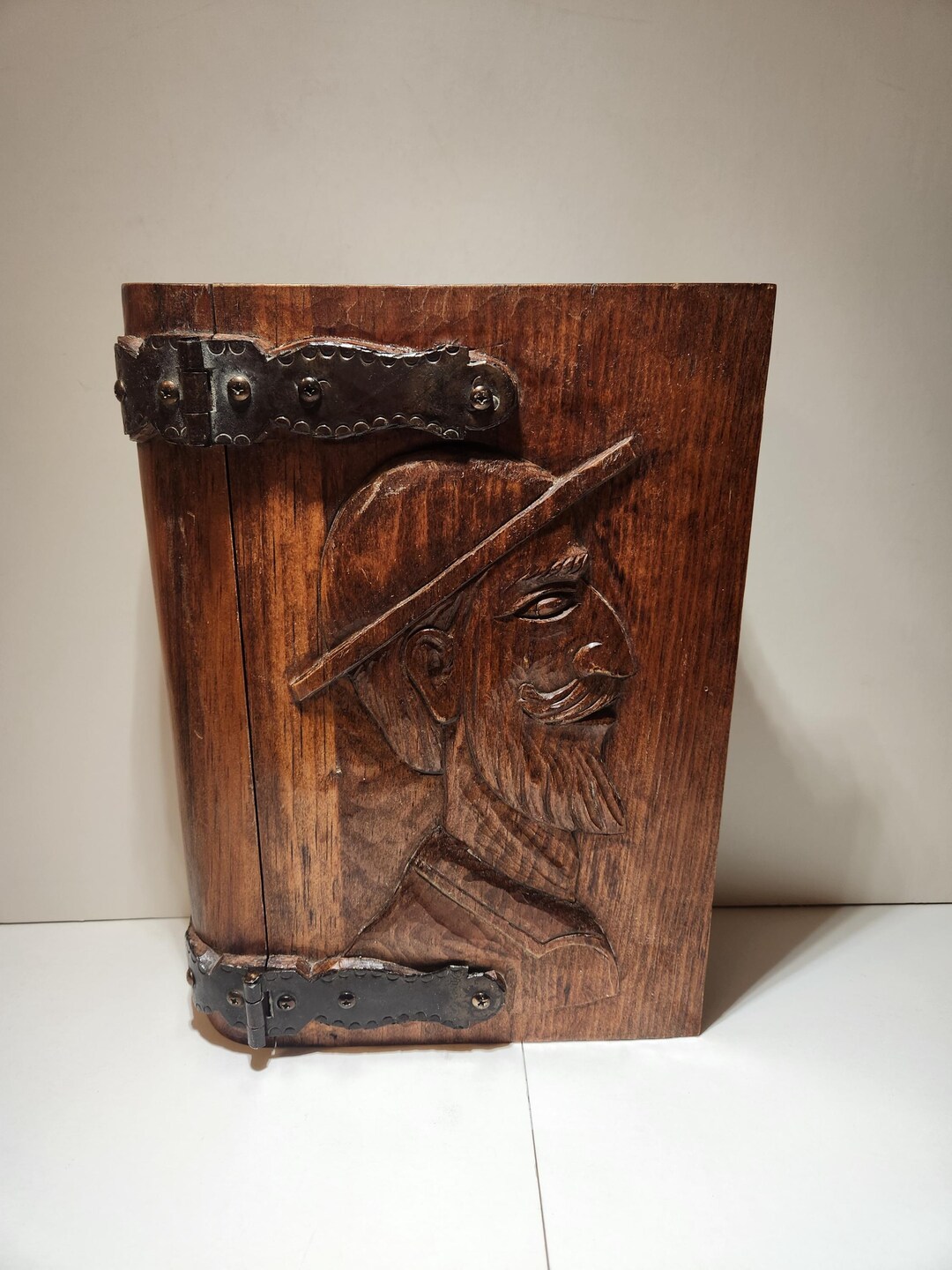 Unique Book Shaped Wooden Storage Box - Etsy
