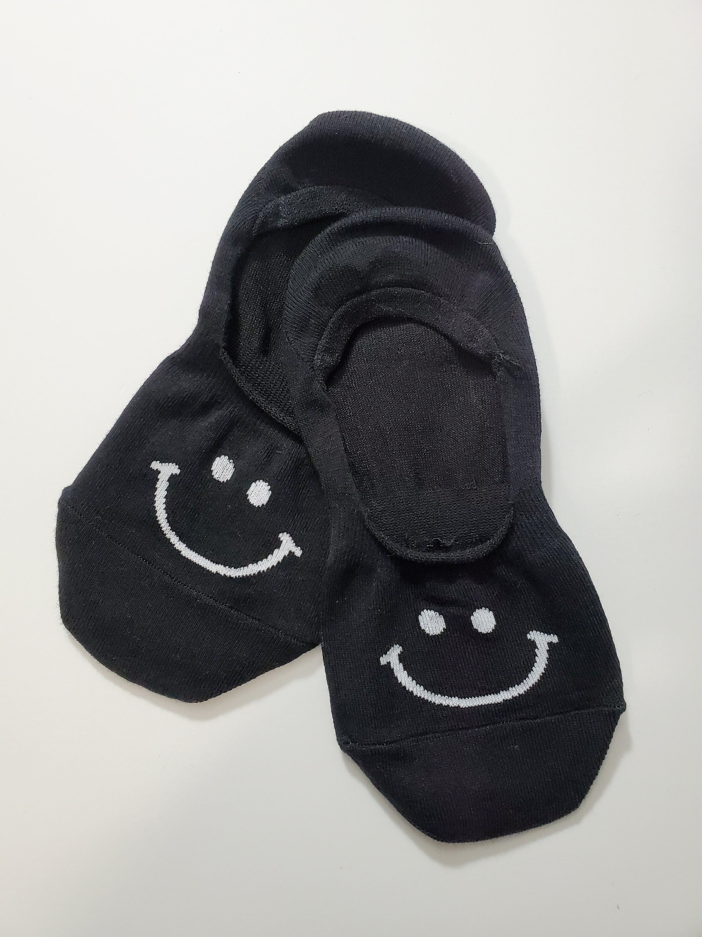 Summer Cute Smiley Face Socks/ Colorful Smiley Face Fake Socks | Etsy