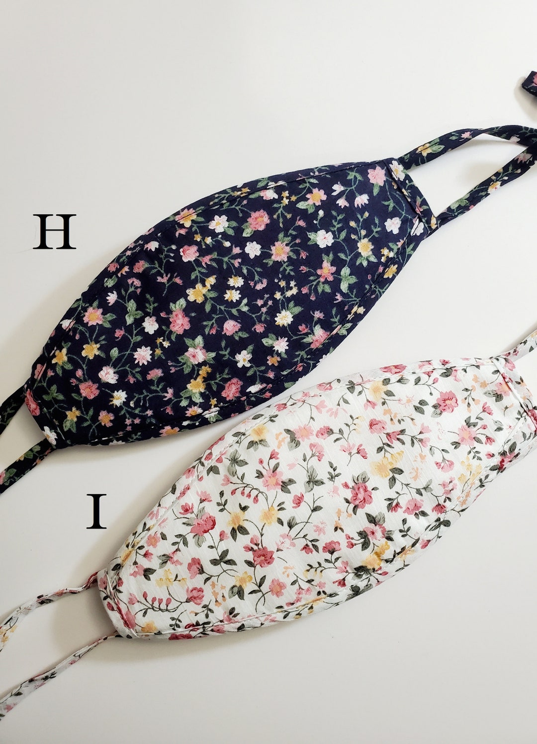 4 Layer 3D Floral Face Mask/face Masks With Nose Wire and Filter Pocket ...