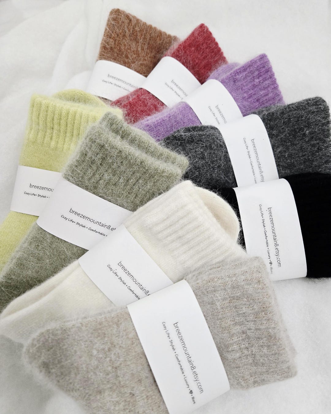 SOFT ANGORA WOOL Socks |warm Cozy Winter Socks for Women|premium Winter ...