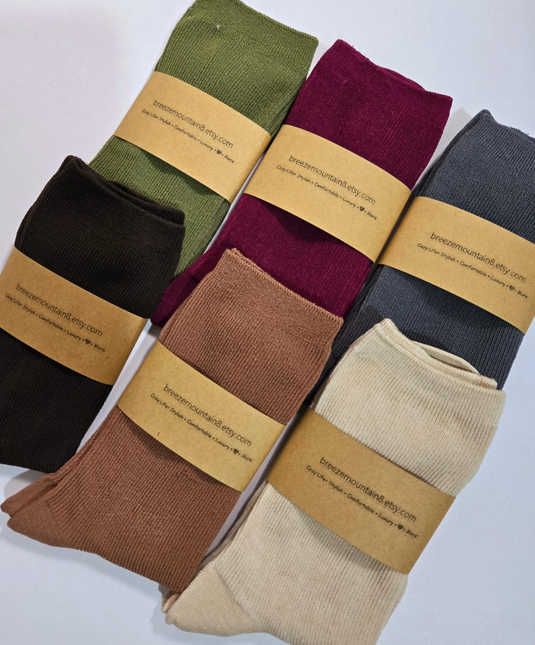 Modal Socks | Solid Lightweight Crew Socks |sneaker Socks| Novelty ...