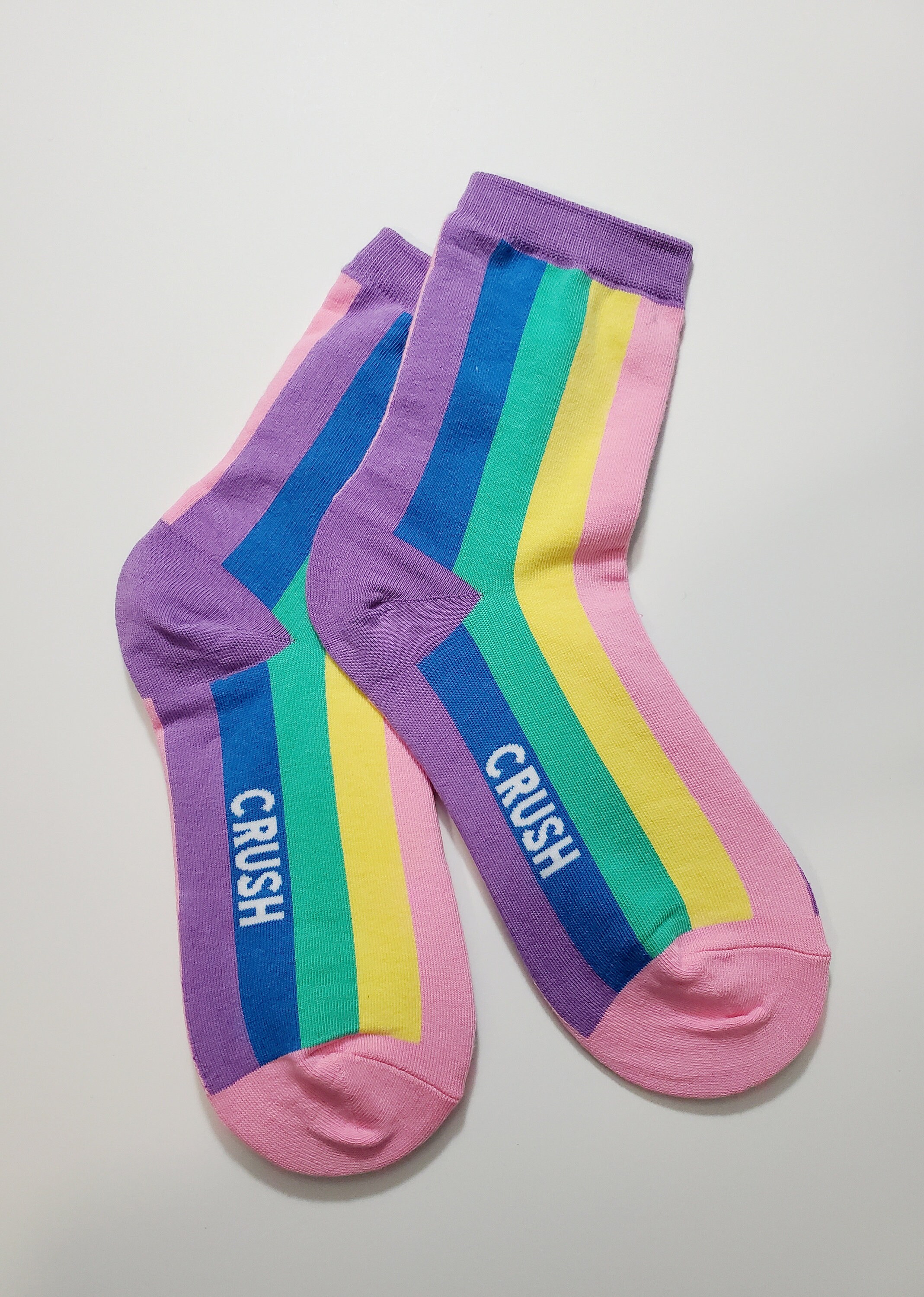 Cute Vivid Color Socks/ Patterned Socks/colorful Casual - Etsy UK