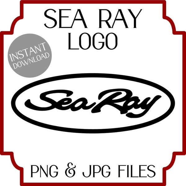 Sea Ray Logo Svg - Etsy