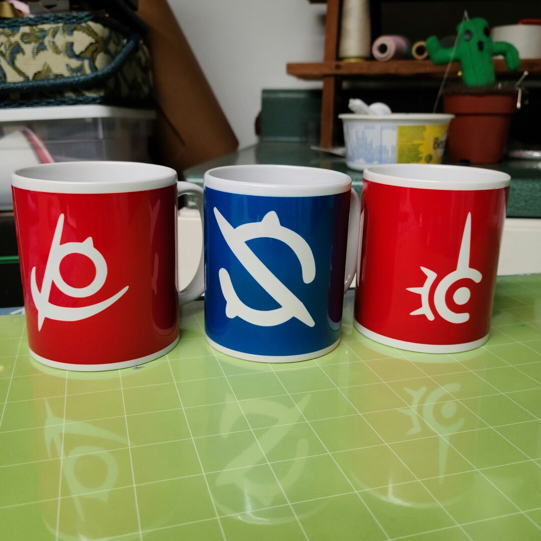 FFXIV Final Fantasy Job 12oz. Mug Healer Tank Dps Whm Pld Rdm Sch Gnb ...