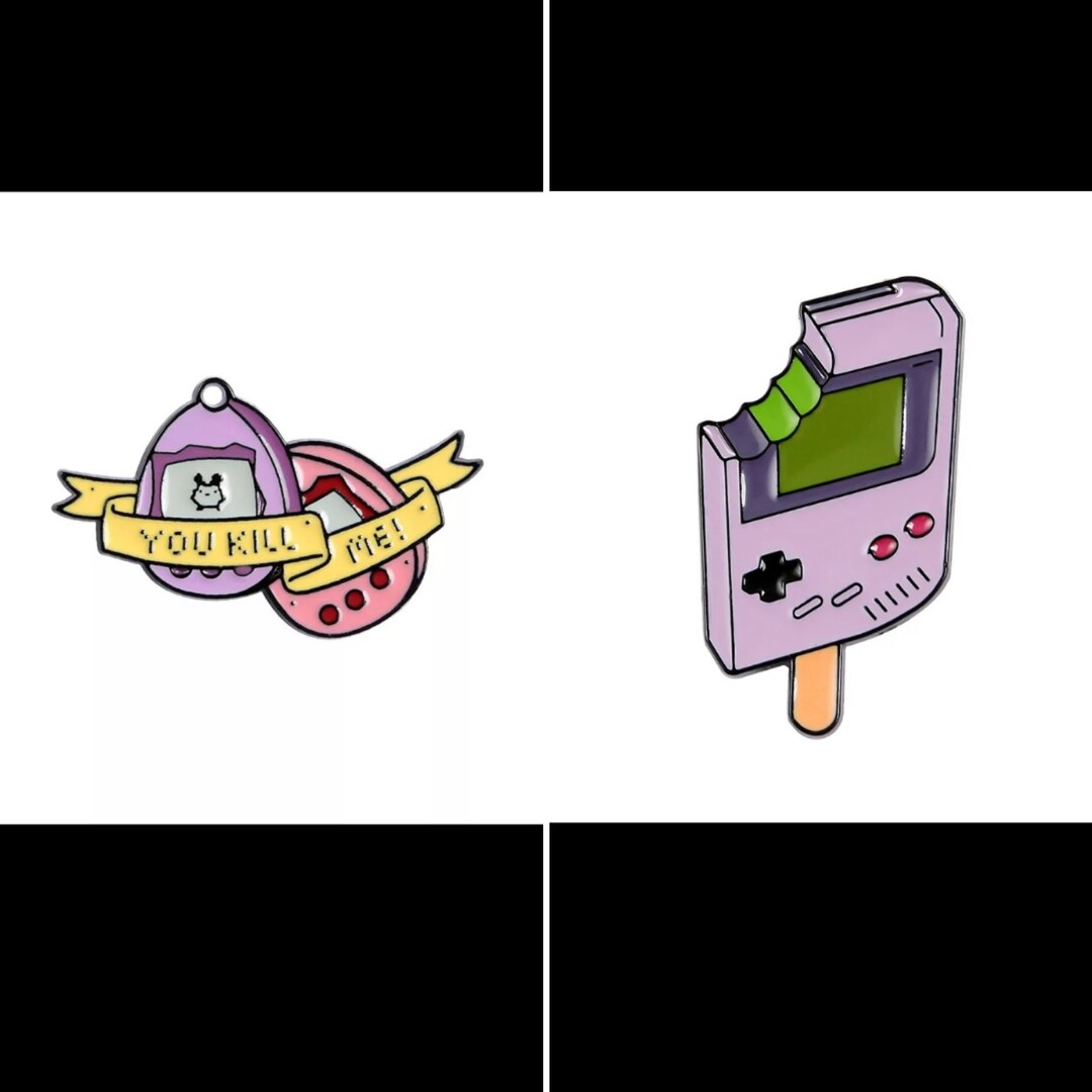 Kawaii Gameboy Popsicle / Tamagotchi Enamel Pin - Etsy