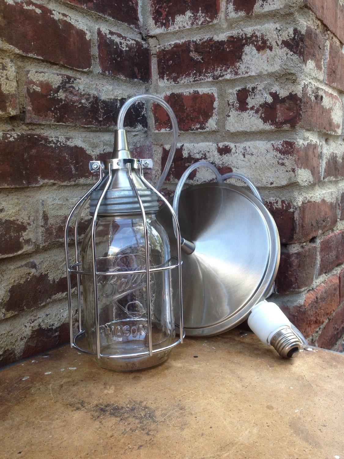 Mason Jar Light, With Can Light Adapter - Etsy